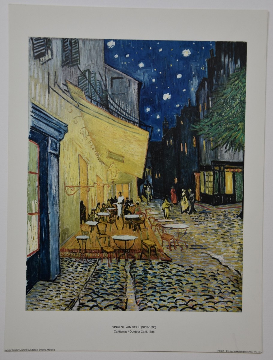 Van Gogh Sidewalk Cafe At Night How Van Gogh's 'Terrace Of A Café At