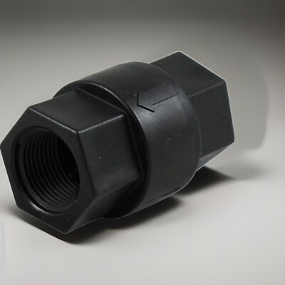 14pc - Inline Poppet Check Valve 685 Series PP 1/2 FPT - BUNA | eBay