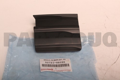 527210D390 Genuine Toyota MOULDING, FR BUMPER 52721-0D390 | eBay