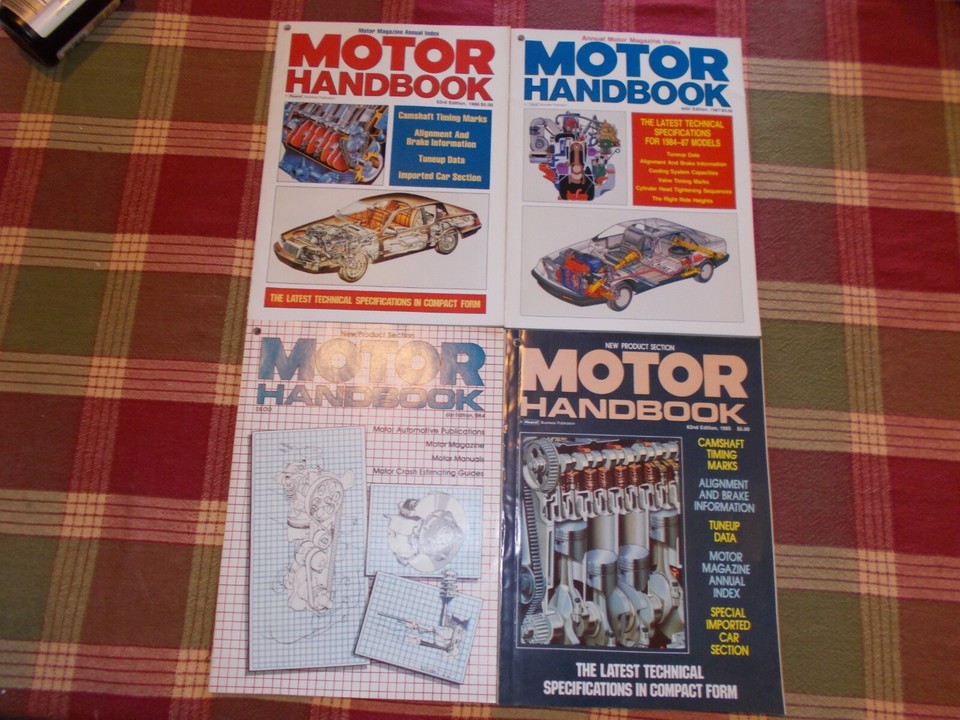 Motor Manual Motor Handbook magazine 10 issues 1970- 1980 s | eBay