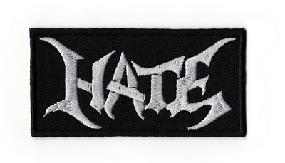 Hate Embroidered Sew-on Patch | Polish Blackened Death Metal Music Band Logo | eBay