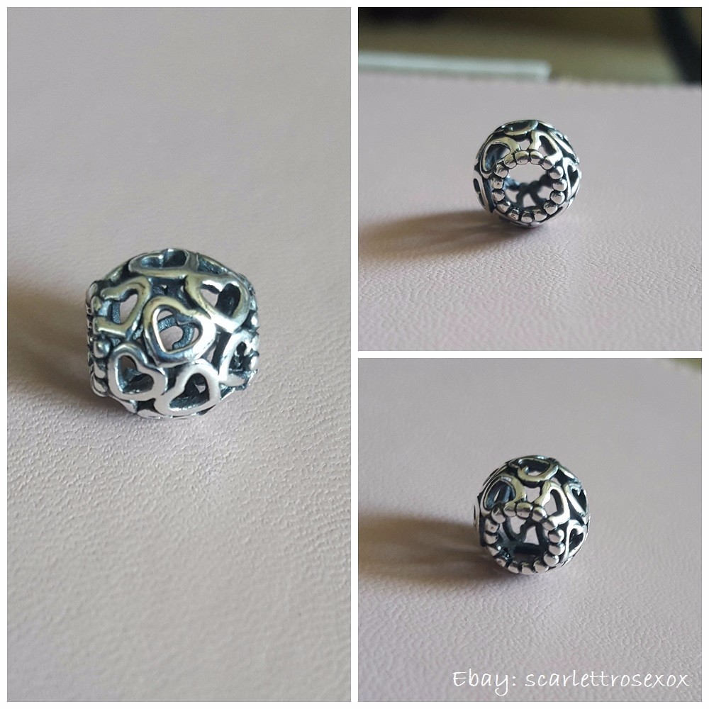 New Authentic Pandora Sterling Silver Open Your Heart Charm 790964 | eBay