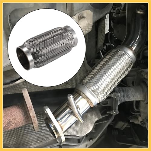 60x160mm Universal Car Exhaust Flexible Pipe Tubing Exhaust Flex Joint ...