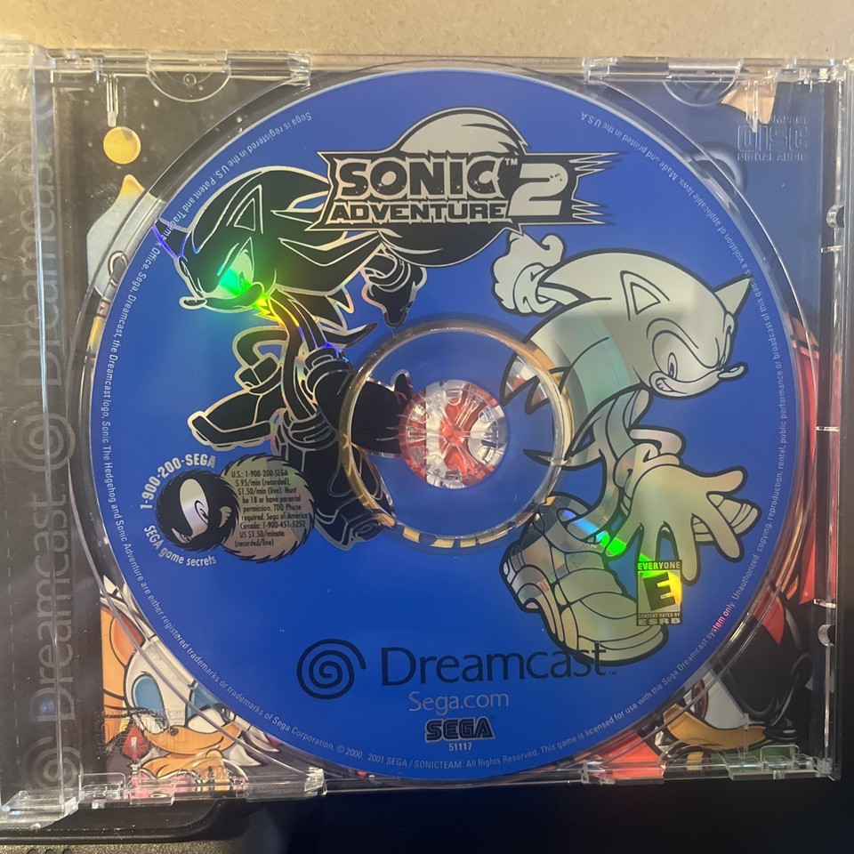 Sonic Adventure 2 Sega Dreamcast Complete CIB - Shadow the Hedgehog ...