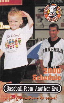 2000 RIVER CITY RASCALS MINOR LEAGUE BASEBALL POCKET SCHEDULE | eBay