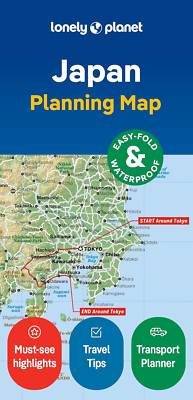 Lonely Planet Japan Planning Map | eBay