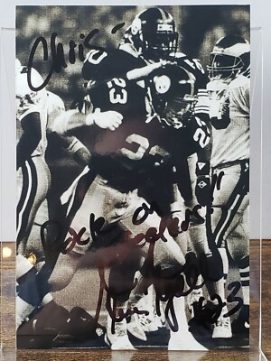 Tim Tyrrell AUTOGRAPHED 4x6 photo - Falcons Rams Steelers | eBay
