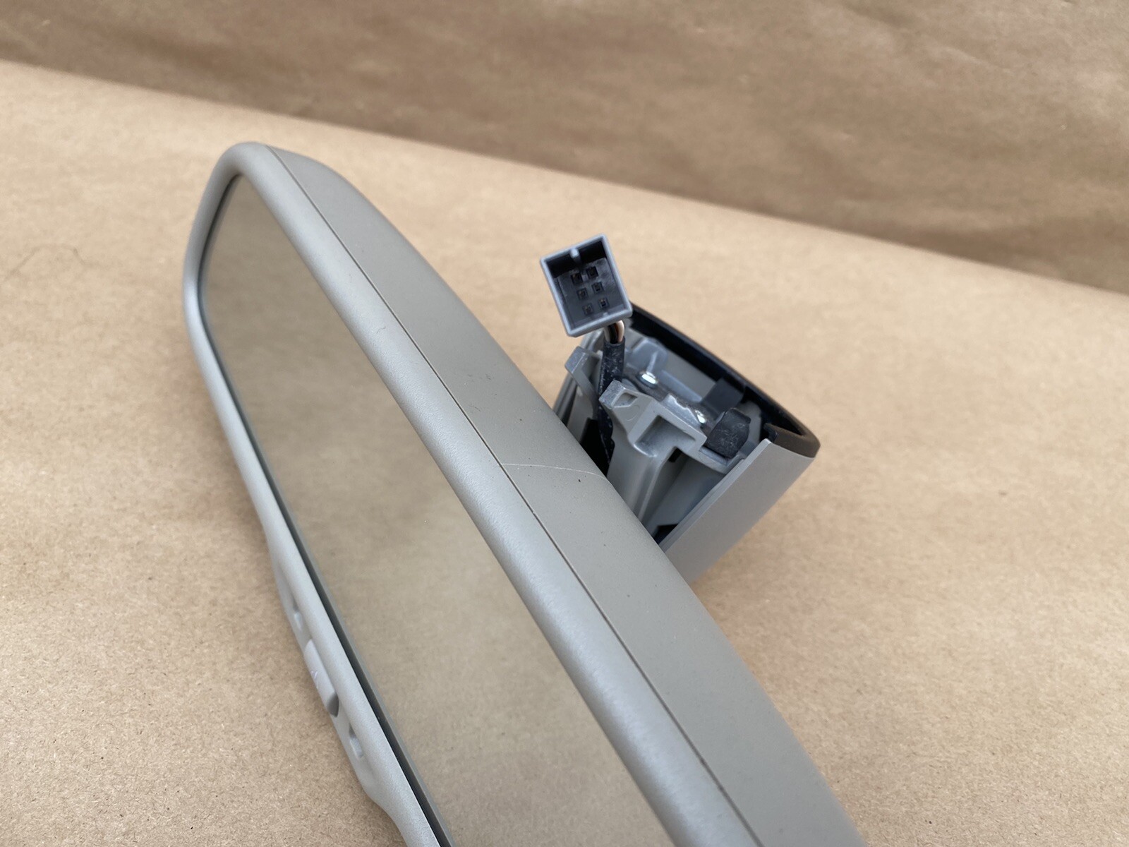 2010-2013 FACTORY OEM AUDI Q7 AUTO DIM REAR VIEW MIRROR COMPASS GRAY ...