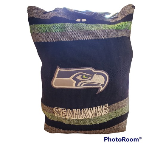 Seattle Seahawks Woven Baja Style Backpack/Totebag Pre-Owned good ...