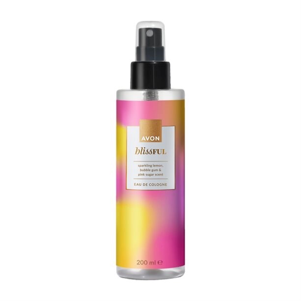 Avon Blissful Eau De Cologne Whipped Lemon, Bubble Gum & Pink Sugar ...