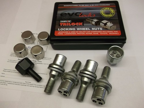 Locking Wheel Nuts Fit Citroen C2 C3 C3 Picasso C4 Cactus & Picasso C5 ...