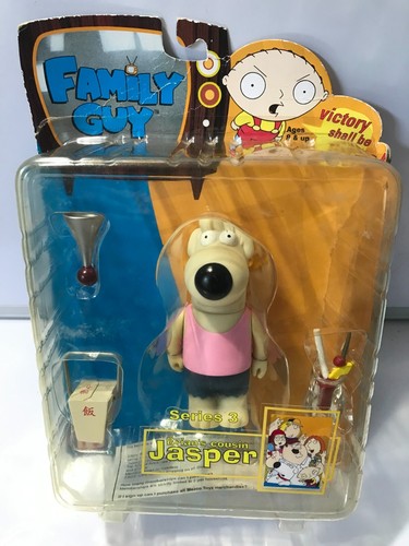 Family Guy JASPER Brian's Cousin Action Figure Series 3 Mezco P NON ...
