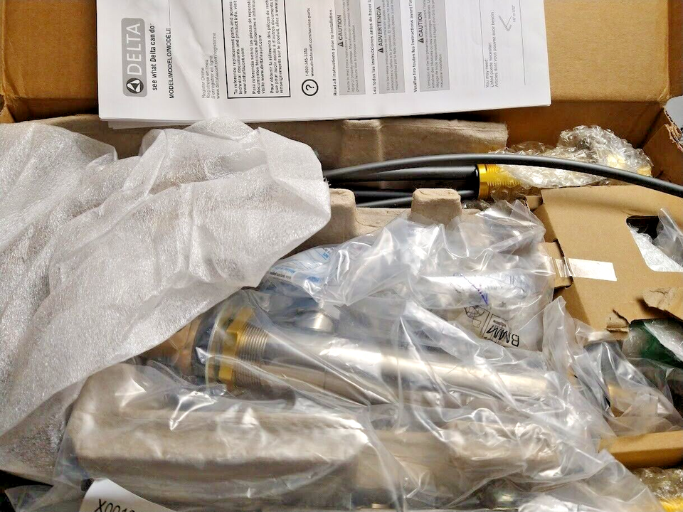 Delta 3538-CZMPU-DST Lahara Widespread Bathroom Faucet Champagne Bronze ...