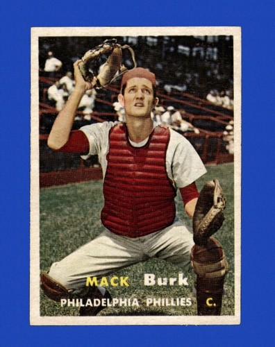 1957 Topps Set-Break # 91 Mack Burk NR-MINT *GMCARDS* | eBay