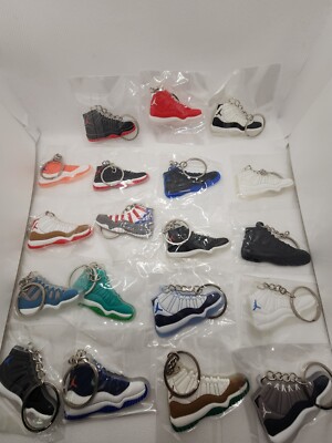 1 Piece 2D Sneaker Keychain Jordan/Nike | eBay