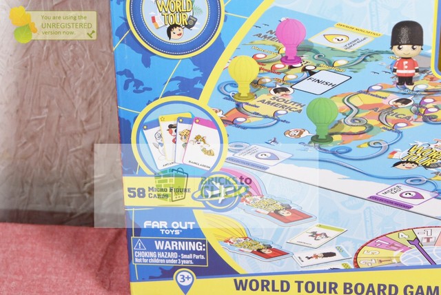 Ryan's World Tour Board Game Includes Collectible Figurines Cards and ...