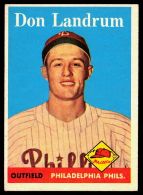 Don Landrum 1958 Topps #291 Rookie RC | eBay