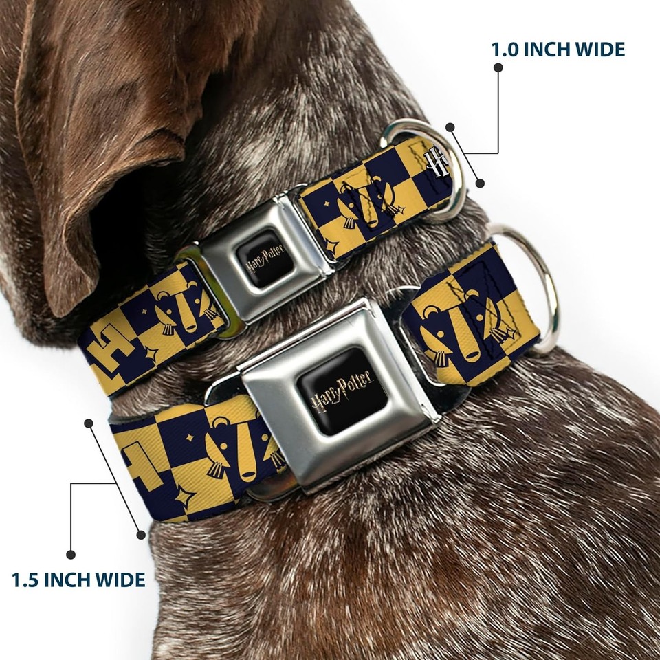 The Wizarding World of Harry Potter Pet Collar, Dog Collar Metal ...