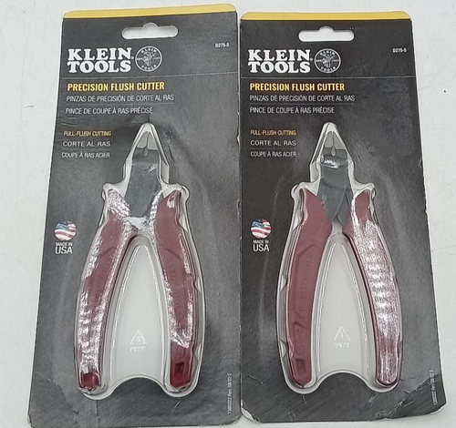 New Klein Tools D275-5 Precision Flush Cutter Lot of 2 | eBay