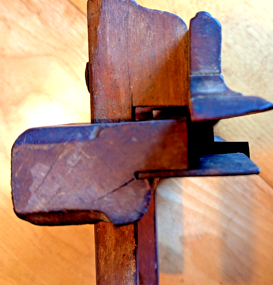 VTG WOODEN RABET HAND PLANE- ADJUSTABLE WOODEN FENCE PEG FOR DEPTH ...