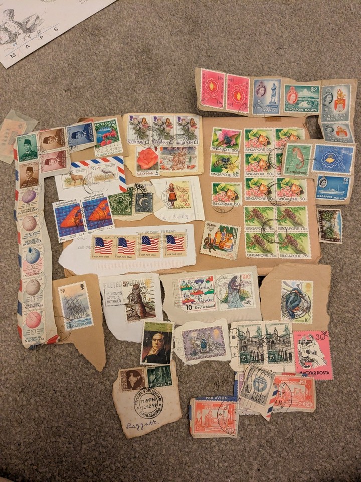 Large Collection of Foreign Stamps | eBay UK