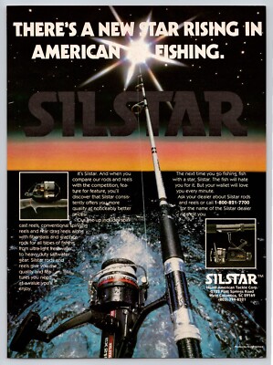 1984 Vintage Silstar Rods And Reels New Star Rising In American Fishing ...