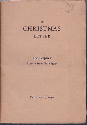 A CHRISTMAS LETTER : The Gypsies: Romans from Little Egypt : December ...