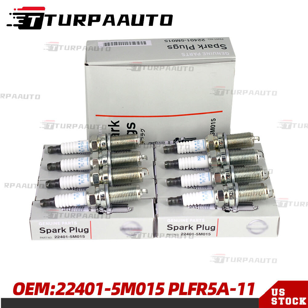 8PCS NGK Laser Iridium Spark Plugs PLFR5A11 22401-5M015 FOR VQ35 VQ40 3 ...