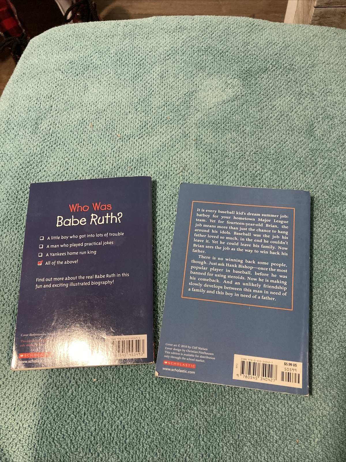 Mike Lupica The Batboy And Who Was Babe Ruth Joan Holub Books | eBay