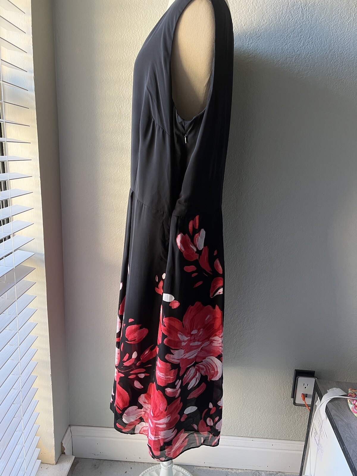 Studio 1 Sleeveless Floral Dress~Sz 16 | eBay