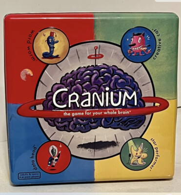 Cranium Board Game by Hasbro Limited Edition Tin Metal Box 2002 ...
