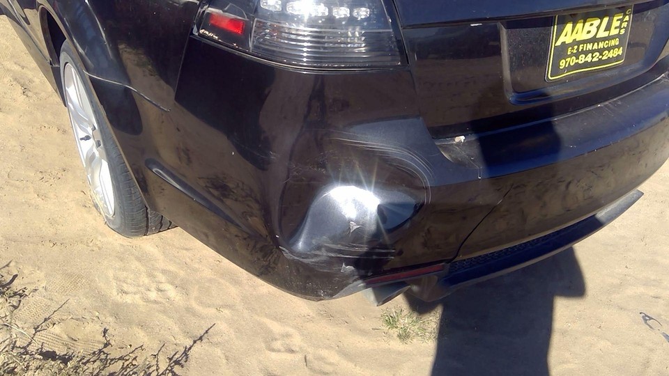 2008 2009 Pontiac G8 Rear Bumper Cover Assembly Oem Back Black 80u | eBay