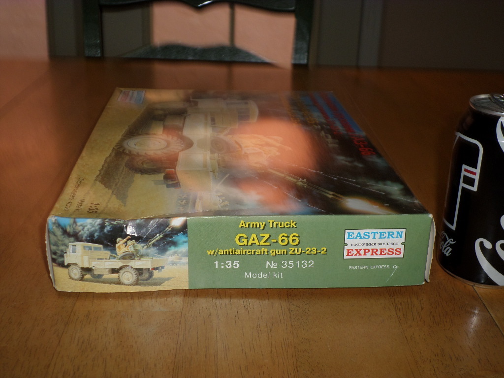 IRAQ WAR- ARMY TRUCK GAZ-66 w/ ANTIAIRCRAFT GUN ZU-23-2, Plastic Model ...