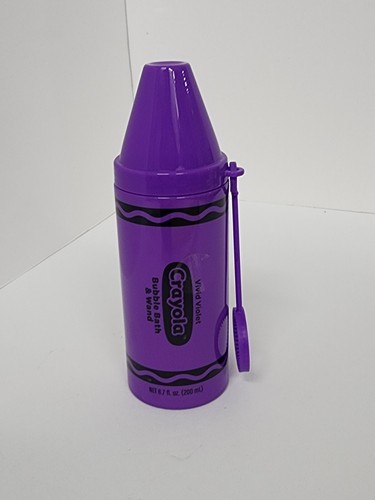 Crayola Bubble Bath Purple Wand Kids Bath Toy Vivid Violet 6.7oz ...