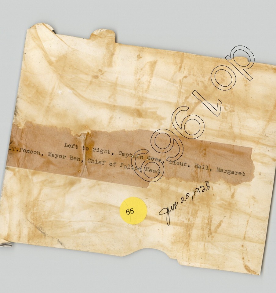 Crowd Gathered to Award Capt. GOSS with Plane VINTAGE Rare 1928 Press ...