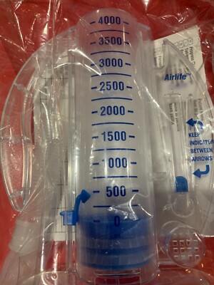 Vyaire AirLife Volumetric Incentive Spirometer 4000 ml REF 001902A | eBay