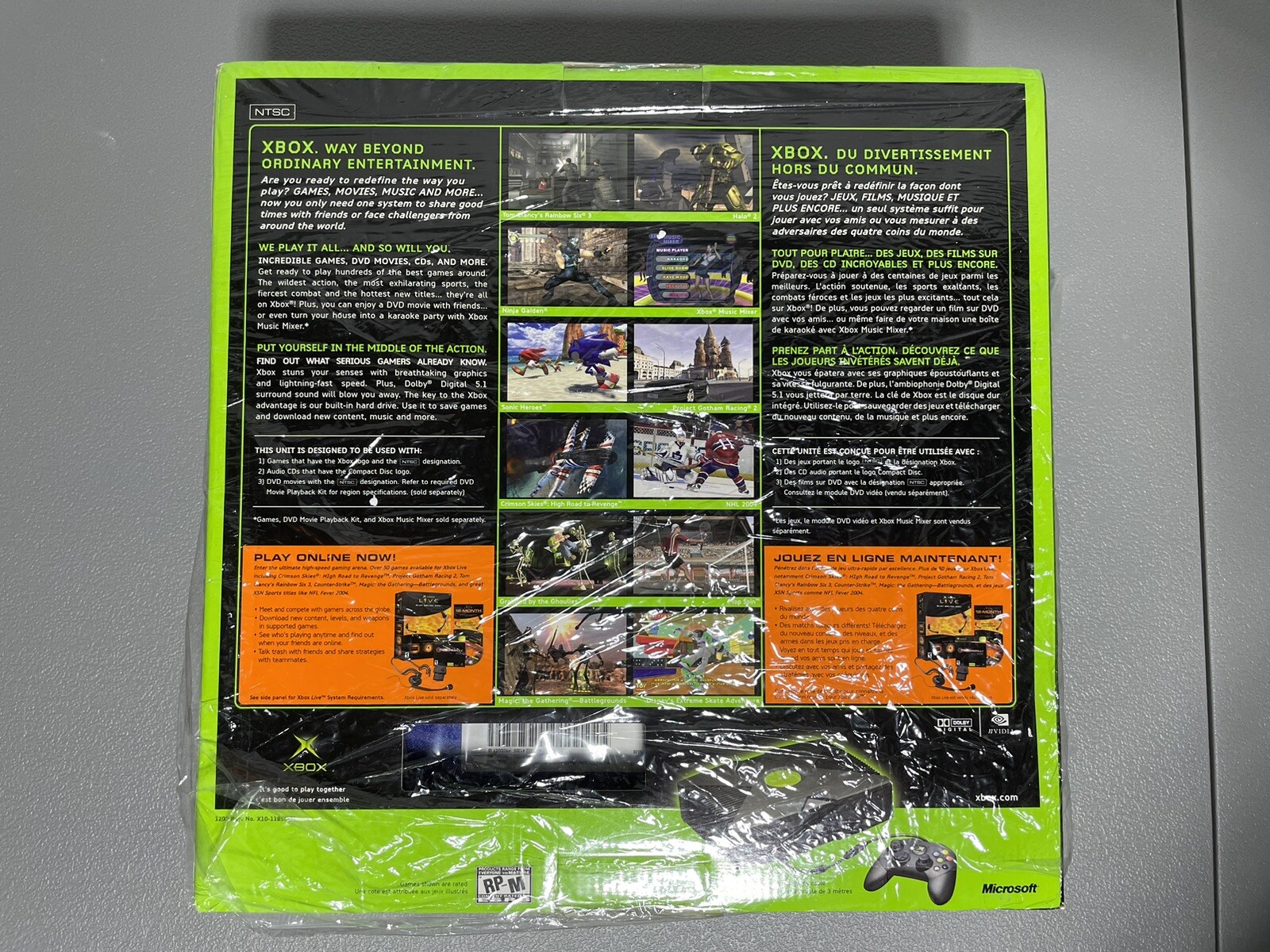 Microsoft Original Xbox Halo 2 SE Translucent Blue Console BRAND NEW ...