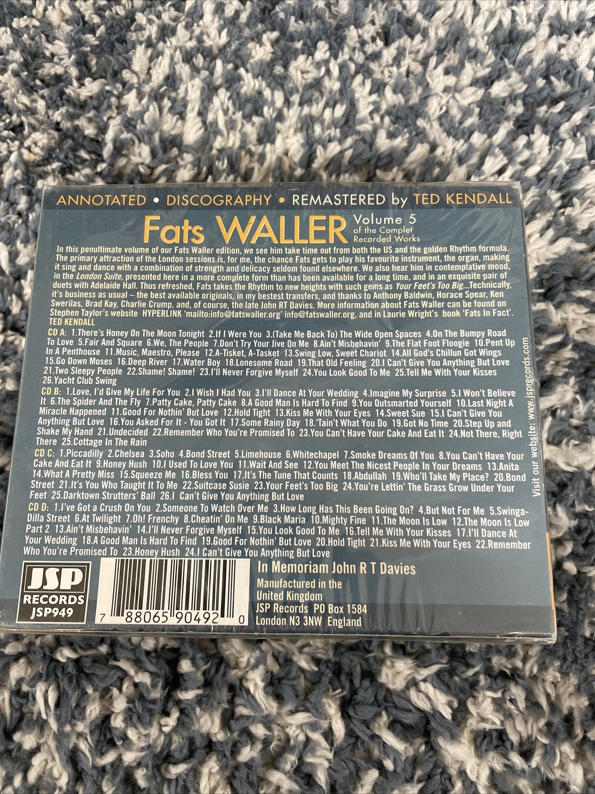 Of The Complete Recorded Works 1938-40, Vol. 5 by Waller, Fats (CD ...