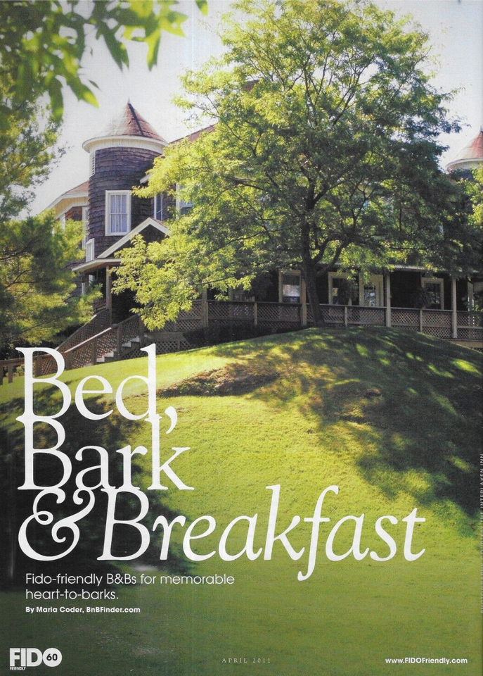 Fido Dog Magazine Alison Sweeney Best Bed and Breakfast Home Makeovers ...