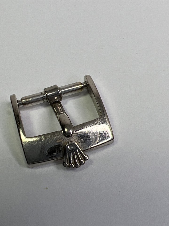 Authentic Rolex 18K White Gold 13mm Tang Buckle Clasp | eBay