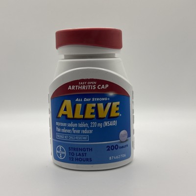 Aleve Arthritis Cap All Day Strong 220 mg (NSAID Pain/Fever Reliever ...