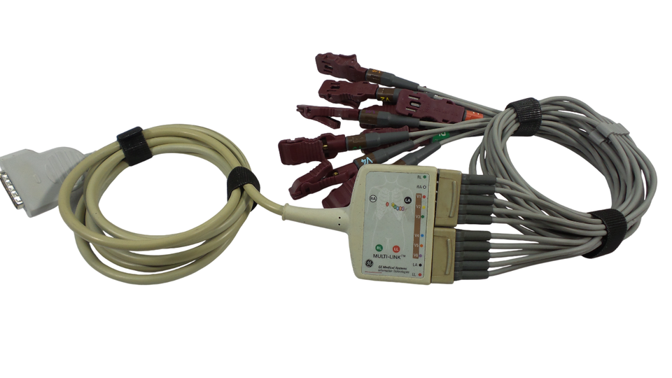 GE MAC 3500 ECG EKG Machine Monitor W/ Leads - Free Shipping | eBay