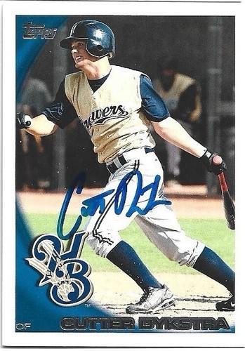 2010 Topps Pro Debut - #18 Cutter Dykstra (RC) Signed Card | eBay