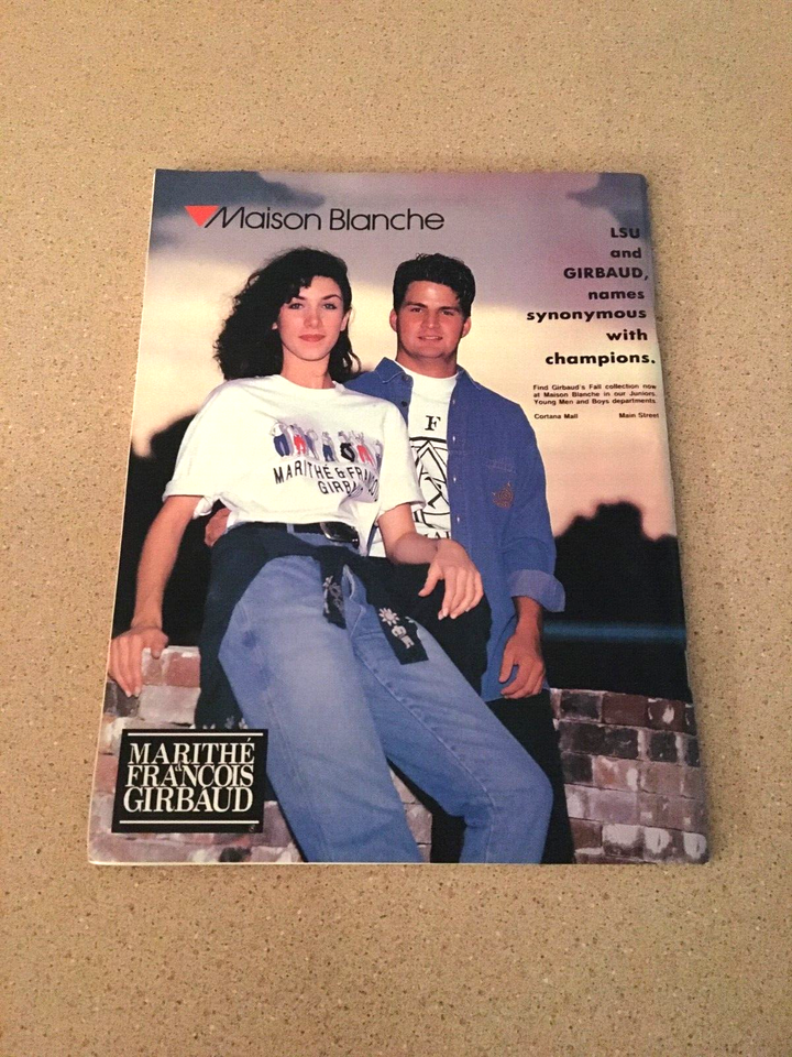 GORGEOUS VINTAGE 1994 LSU TIGERS KENTUCKY WILDCATS FOOTBALL PROGRAM ...