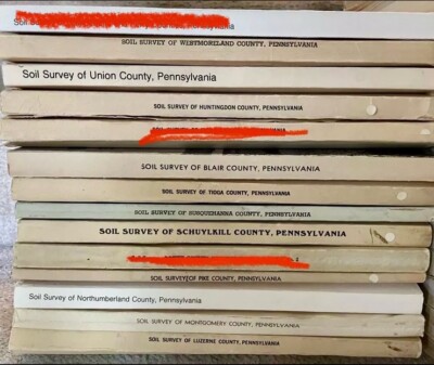 USDA Soil Survey Pennsylvania Counties PA Fold Out Maps/Tables, Pick’em ...