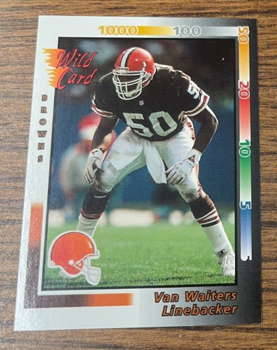 1992 Wild Card # 325 Van Waiters - Cleveland Browns | eBay