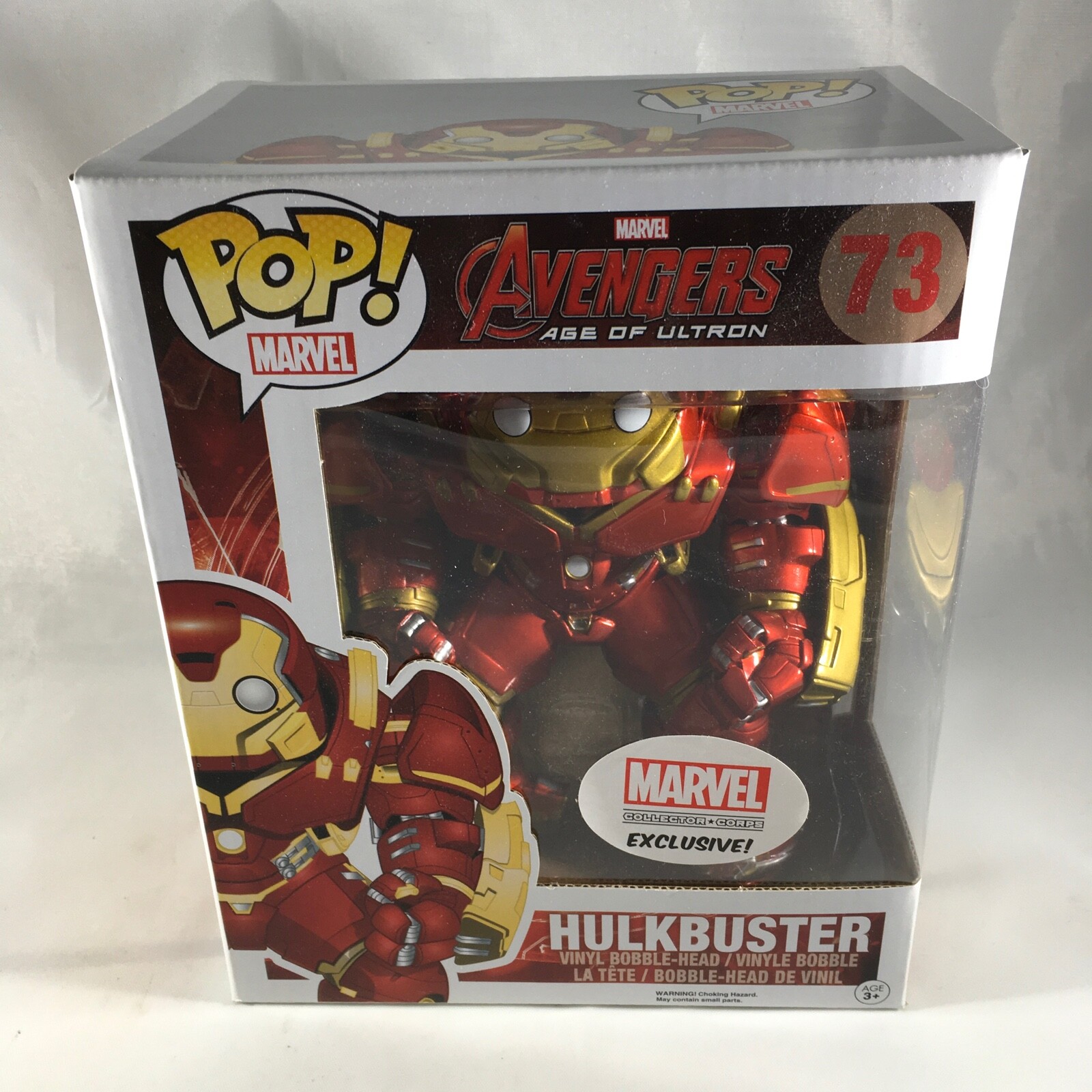 FUNKO Pop! Hulkbuster Avengers #73 Bobble-Head Marvel Collectors Corp ...