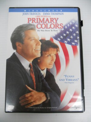 Primary Colors - DVD © 1998 - Widescreen - John Travolta & Emma ...