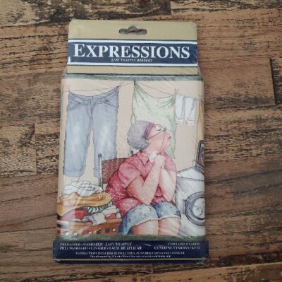Expressions Wallpaper Border Laundry Ladies 5 Yards SB10272B KLM43006 ...