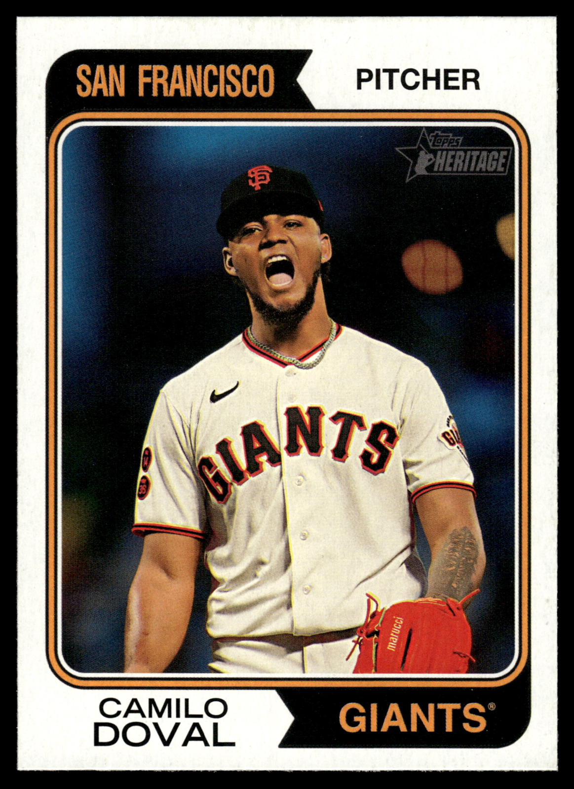 2023 Topps Heritage #684 Camilo Doval San Francisco Giants | eBay